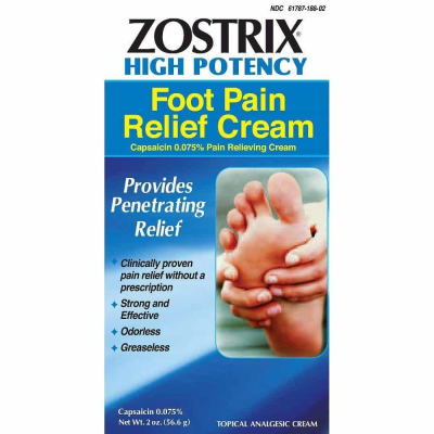 Zostrix® high potency foot pain relief • Hello Bacsi