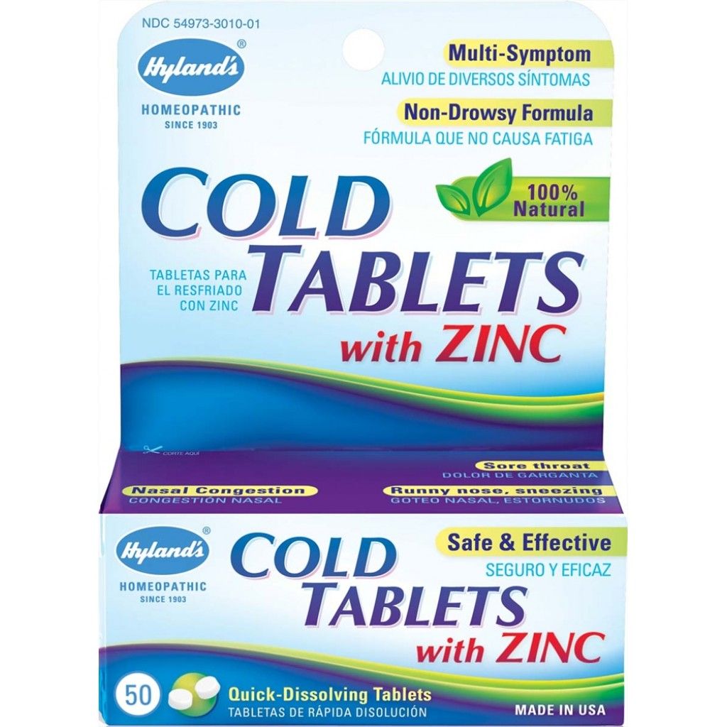 Hyland’s® Cold Tablets with Zinc là thuốc gì? Công dụng & liều dùng ...