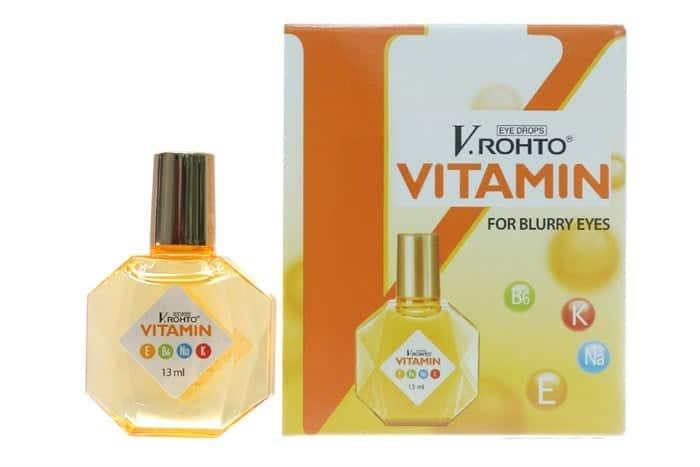 Thuốc nhỏ mắt V.Rohto vitamin có tốt không? • Hello Bacsi