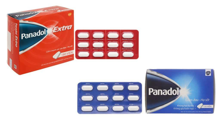 Sự khác nhau giữa panadol đỏ và xanh khác nhau thế nào là gì? Tìm hiểu ...