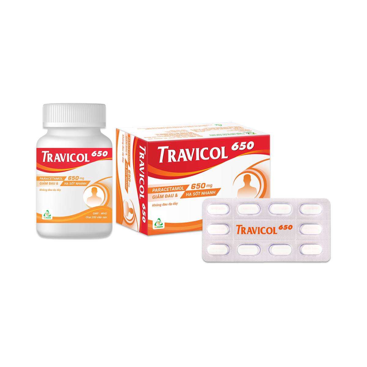 Travicol 650 - Thuốc giảm đau hạ sốt thường dùng• Hello Bacsi