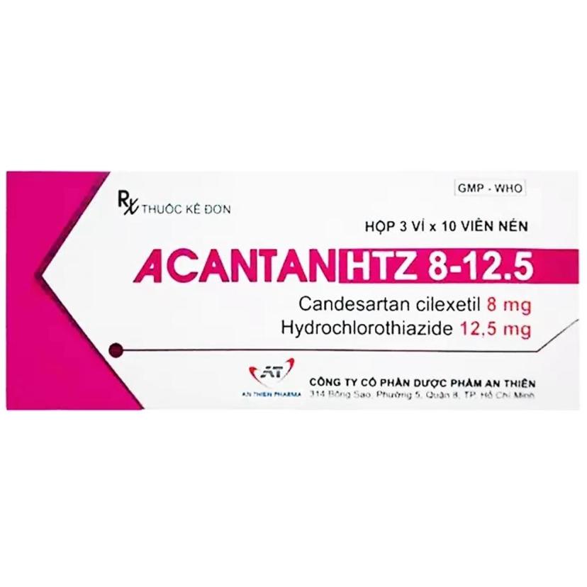 Acantan Htz 8-12.5: Chỉ định, liều dùng, cách dùng, lưu ý khi sử dụng ...