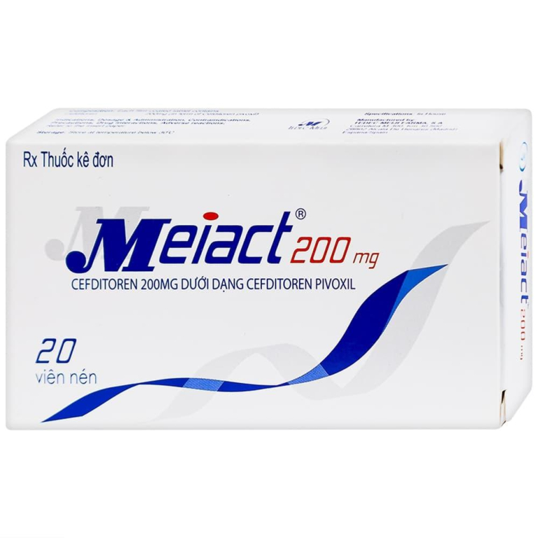 Thuốc kháng sinh meiact: chỉ định, cách dùng và liều dùng